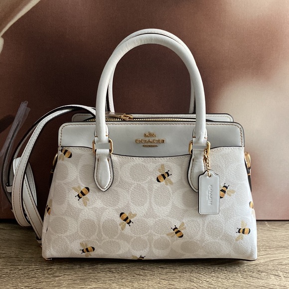 Coach | Bags | Coach Mini Darci Bees Print Nwt | Poshmark